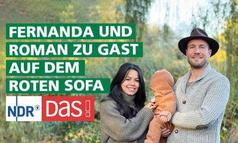 TV: Fernanda Brandão und Roman Weber bei DAS! Rote Sofa am MI, 11.1 ...